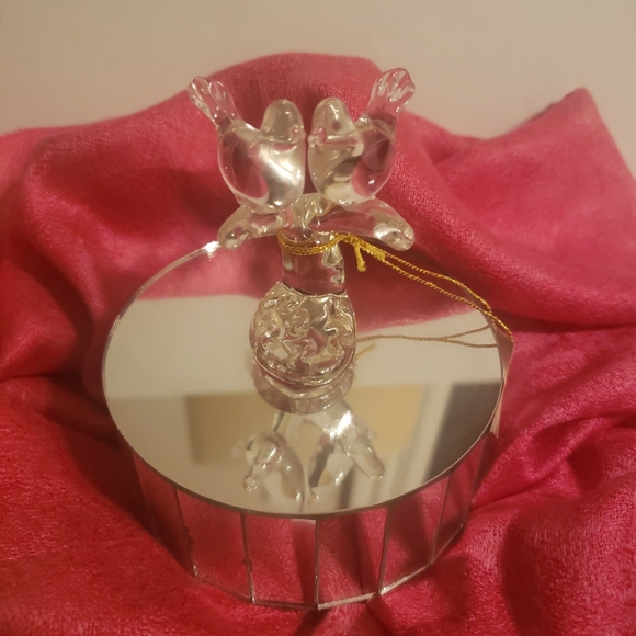 Summit Collection | Accents | Vintage Crystal Love Birds Music Box ...